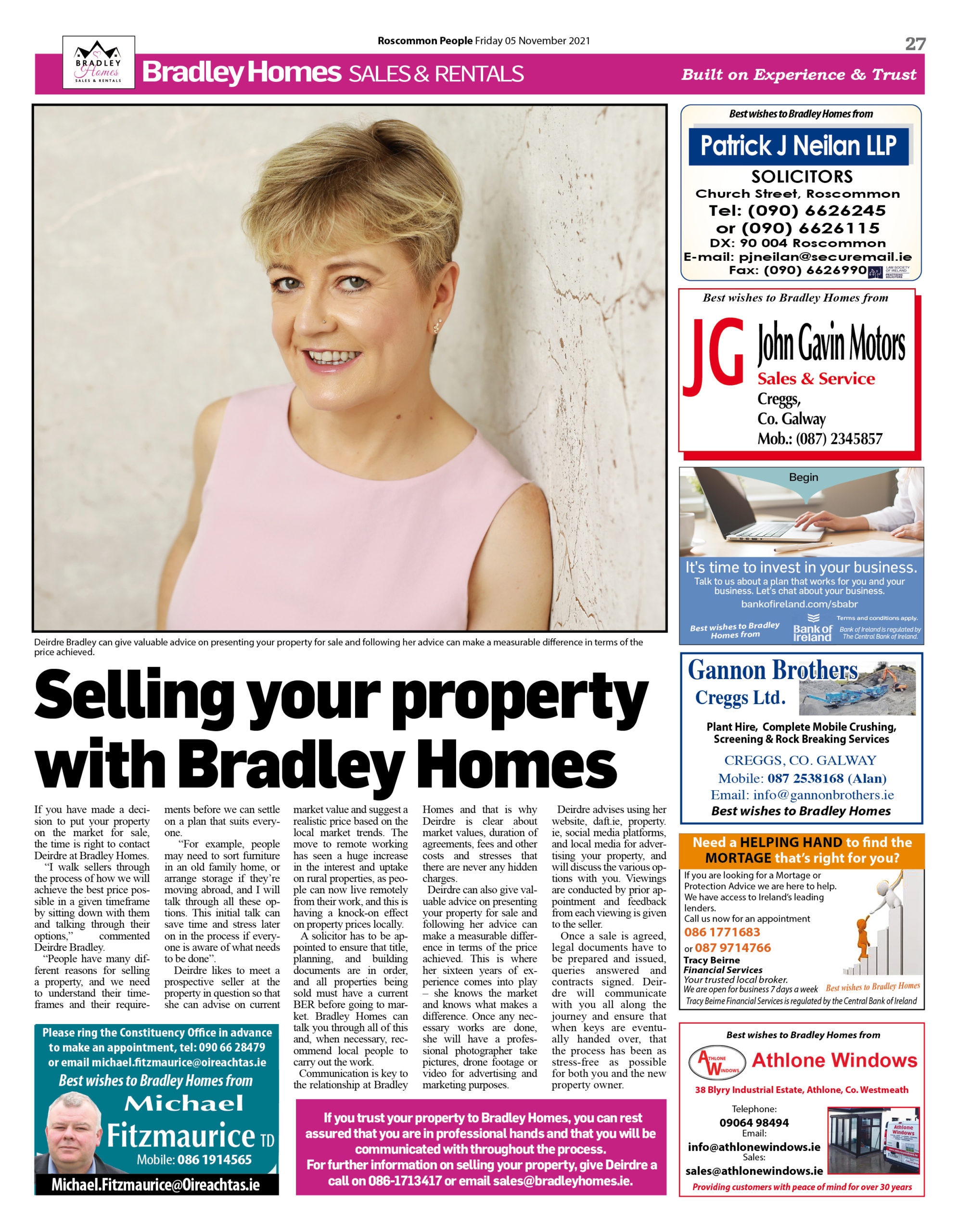 Selling your property with Bradley Homes - Bradley Homes